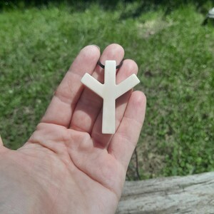 Viking Algiz Rune Amulet. Luck and Protection. Norse Mythology Art ...