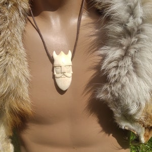 Viking Warrior Head Amulet, Viking in Helmet. Norse Mythology Art ...