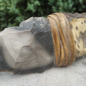 Neolithic Ritual/hunter Dagger With Flint Blade modern Reconstruction ...