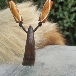 Primitive Rustic Ancient Tooth Amulet, Viking Warrior Pendant. Pagan ...