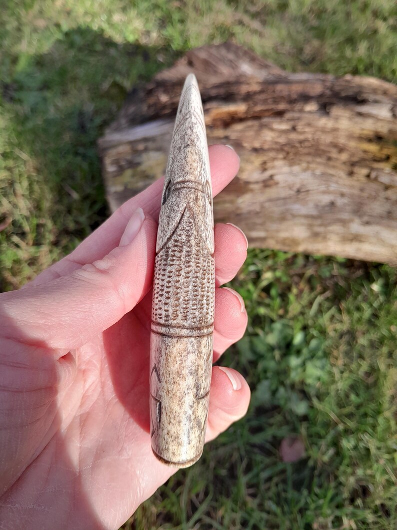Knife Handle in the Shape of a Raven. Scandinavian Mythology Inspired ...