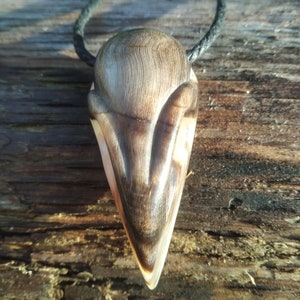 Hand-carved Viking Raven Skull Amulet, Heathen Jewelry, Huginn Muninn ...