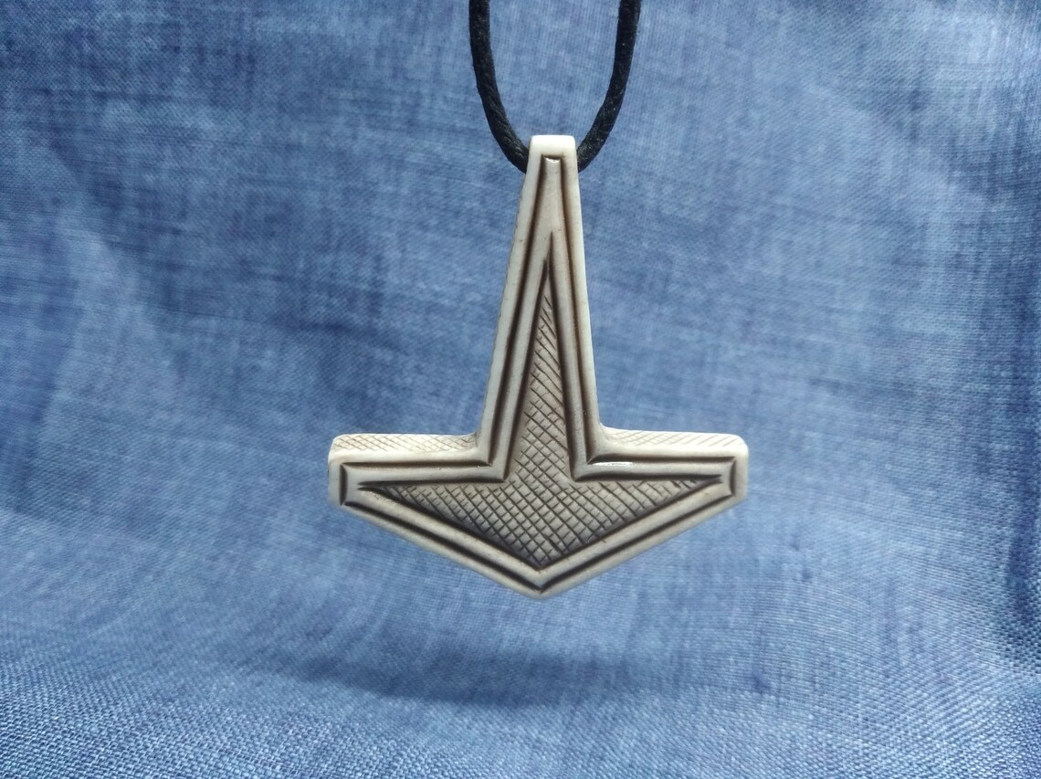 Ukko Thor's Hammer Pendant. Mjolnir Necklace. Thor Hammer. | Etsy
