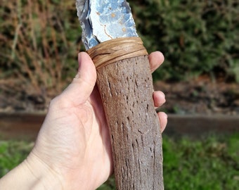 Neolithic Ritual /hunter Dagger With Flint Blade modern Reconstruction ...