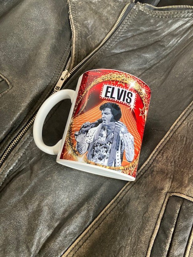 Elvis Presley Mug: King of Rock and Roll, Viva Las Vegas - Etsy Australia