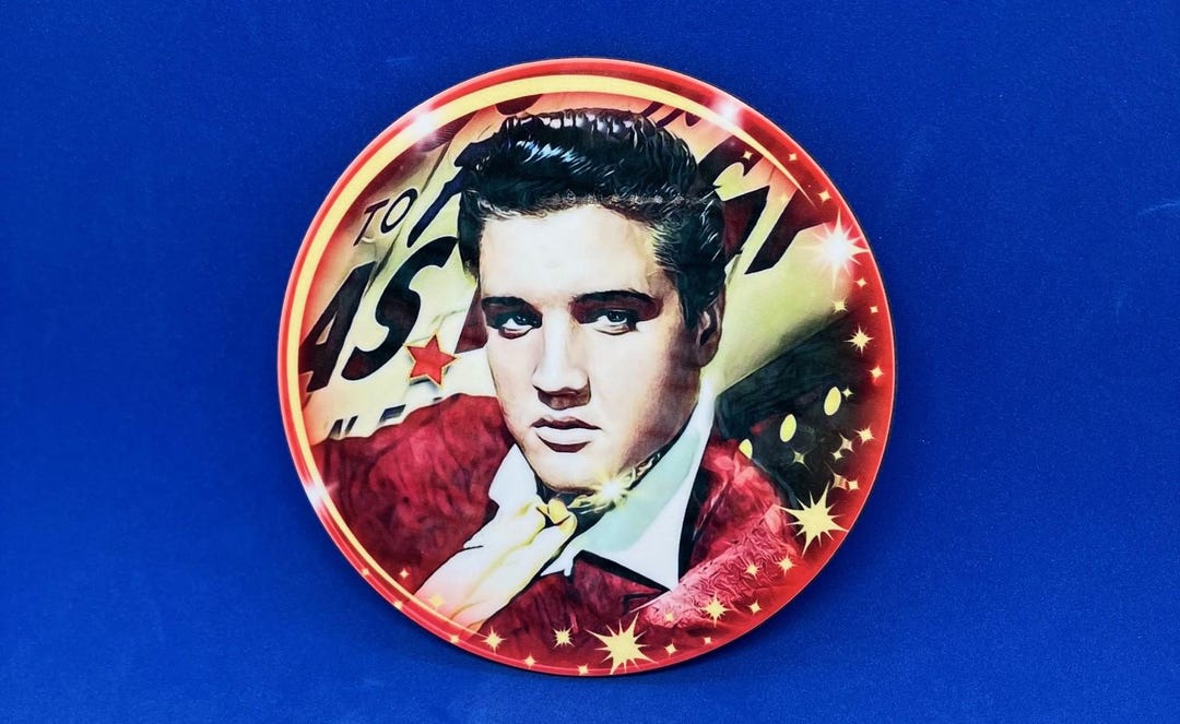 Drinks Coaster Inspired by Elvis Presley - King of Rock and Roll ...
