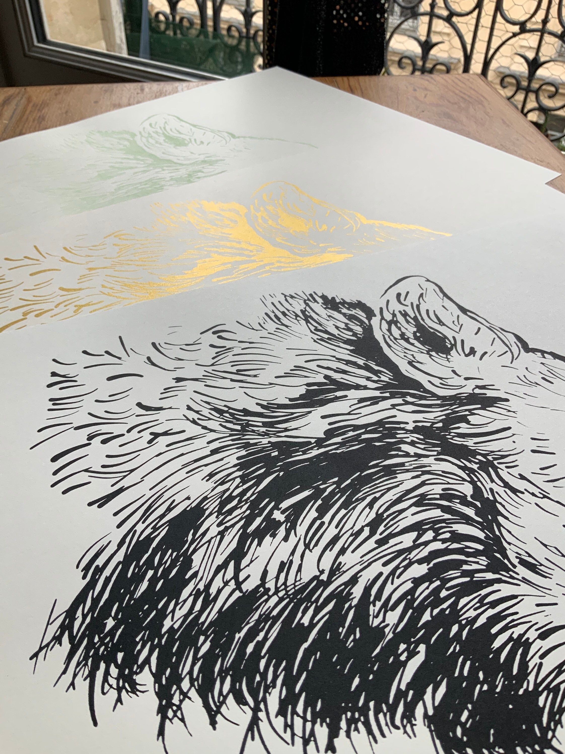 She-wolf POSTER SILKSCREEN PRINTING - Etsy