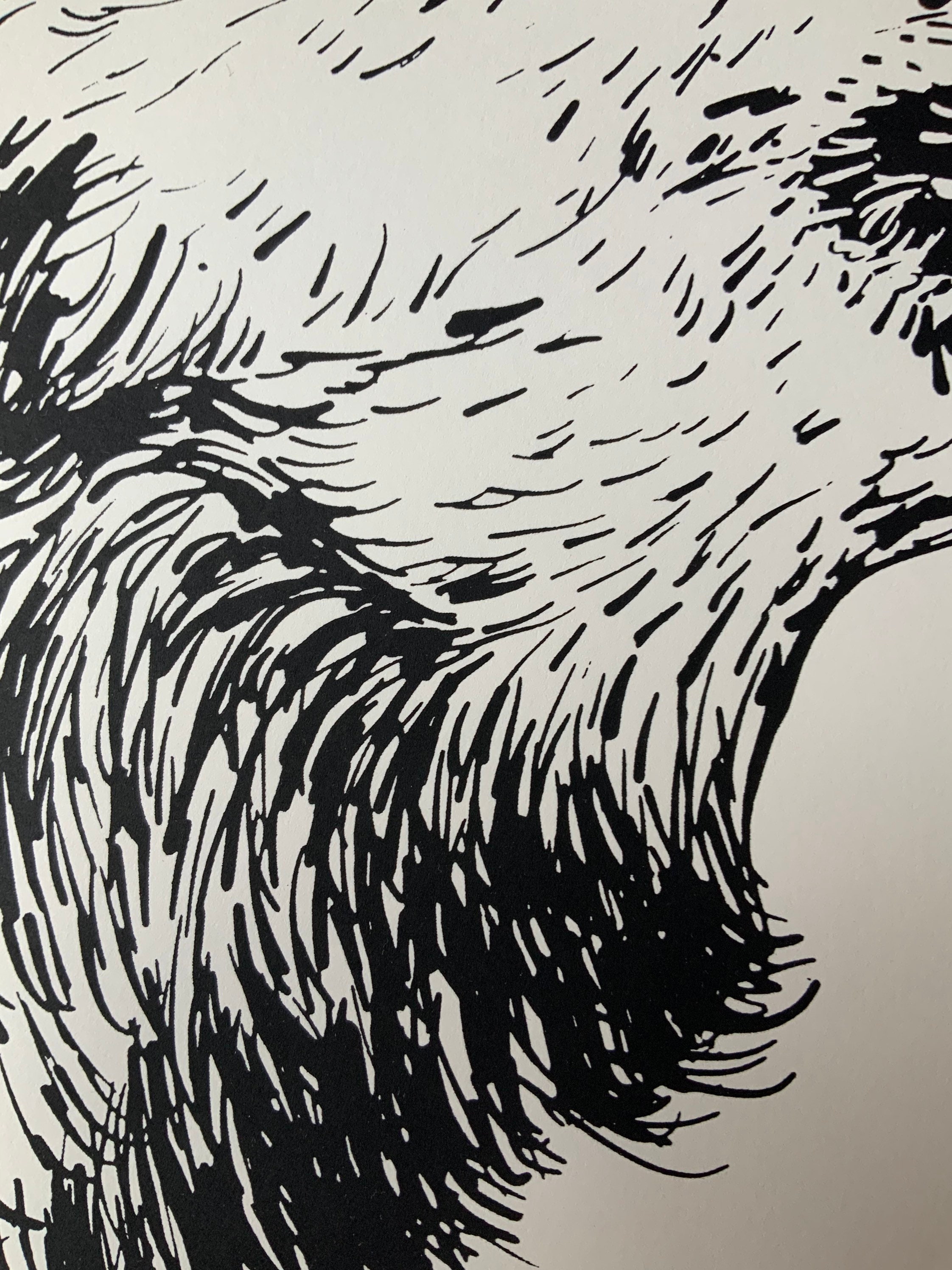 She-wolf POSTER SILKSCREEN PRINTING - Etsy