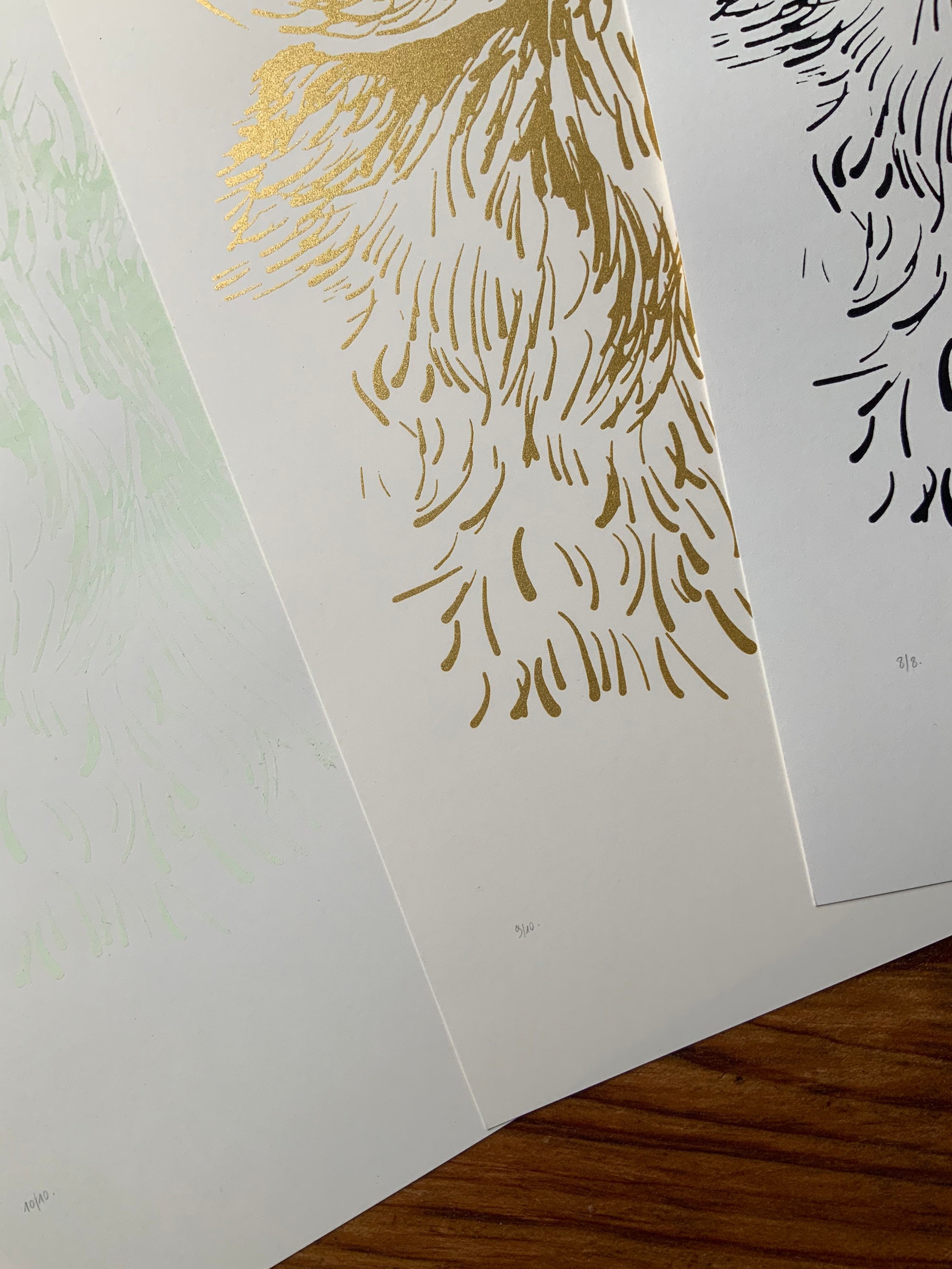 She-wolf POSTER SILKSCREEN PRINTING - Etsy