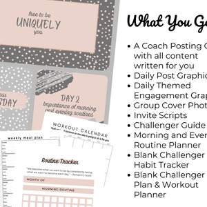Canva EDITABLE July Challenge Group Guide, 31 Day July Challenge Group ...