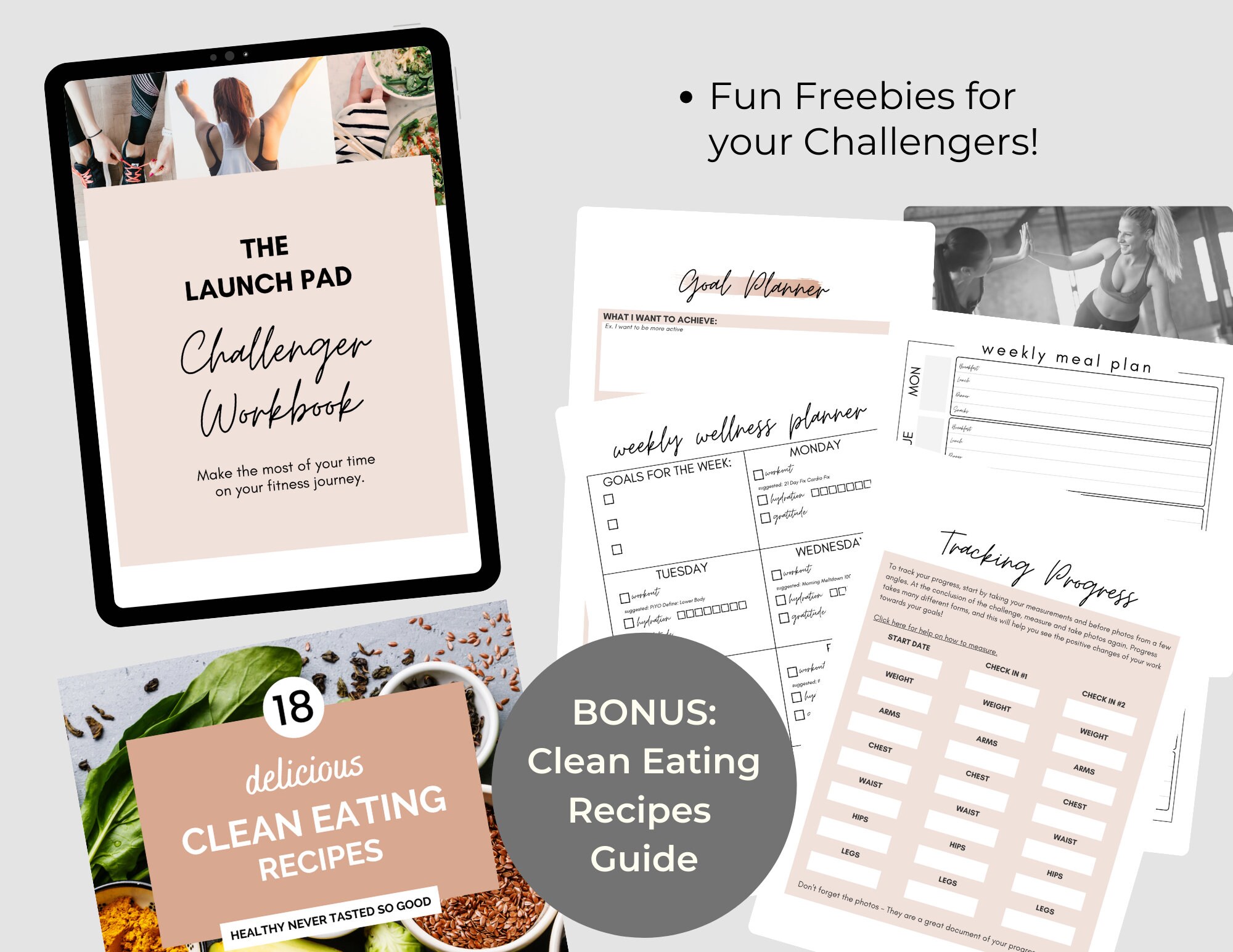 7 Day Free Challenge Group Fully Editable in Canva, Can Use With Shake ...