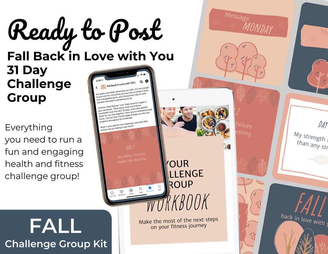 Facebook Group Challenge for Fitness Coach, 31 Day Self Love Challenge ...