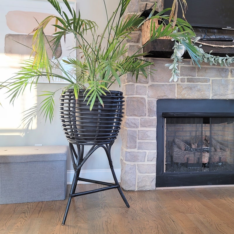 Black Plant Stand - Etsy