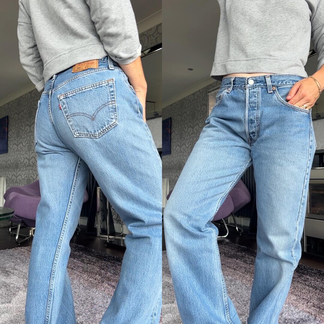 Levis 501 Vintage W31 L33 Levi’s Medium Blue Straight Leg Levi’s 501 USA Vintage Levi’s 501 (31/ ...