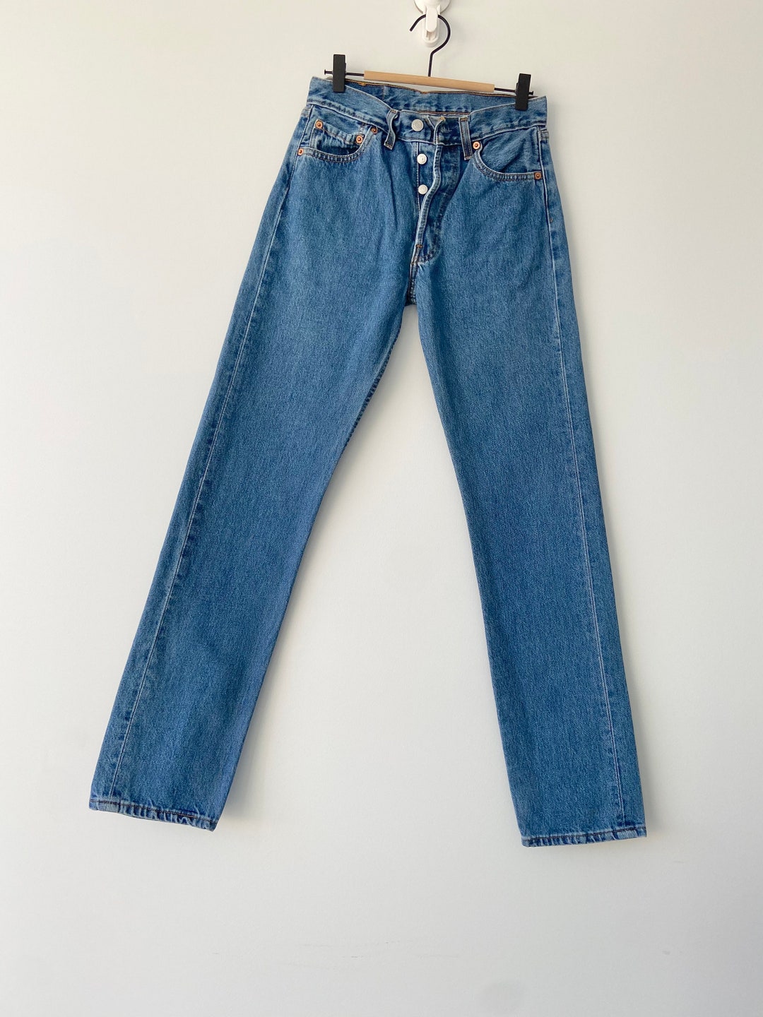 Levis 501 Jeans W27 L32 Raw Blue Vintage 501 Levis Vintage - Etsy