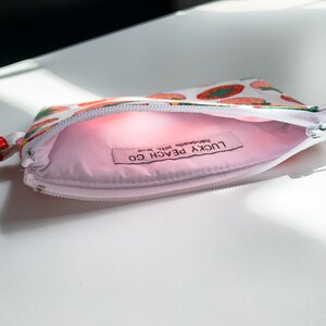 Cute Strawberry Coin Purse Strawberry Kawaii Zipper Pouch - Etsy