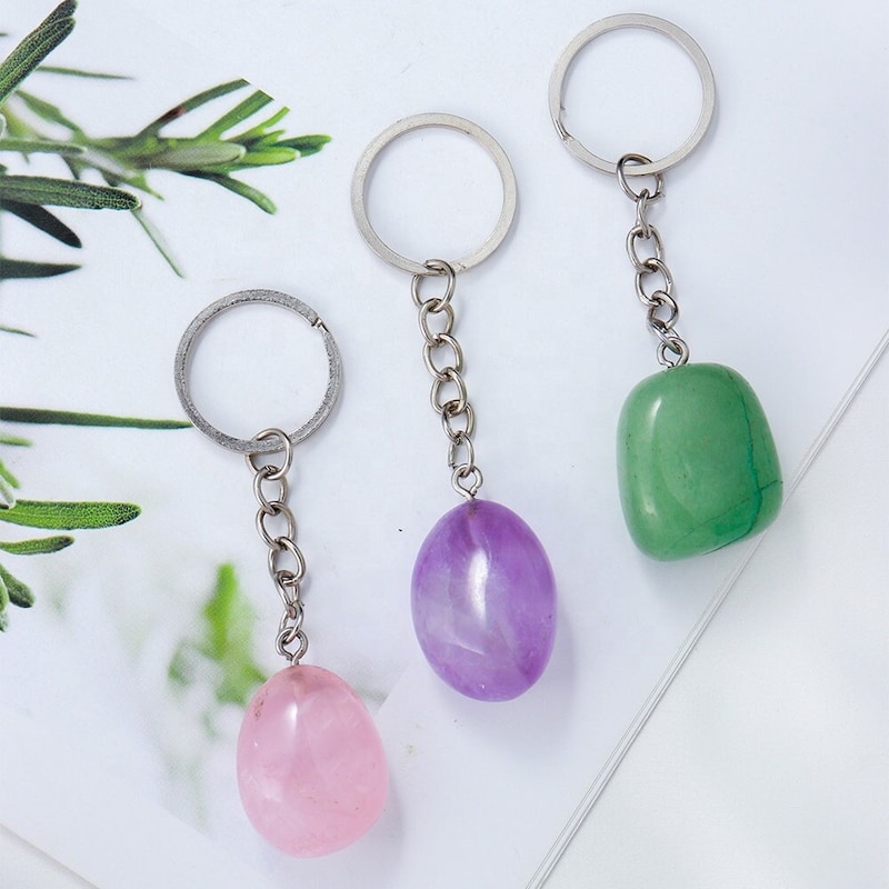 Key Ring Precious Stones - Etsy