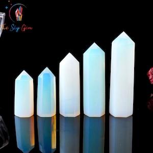 Opalite Crystal Point - Opalite Crystal Tower - Crystal Obelisk ...