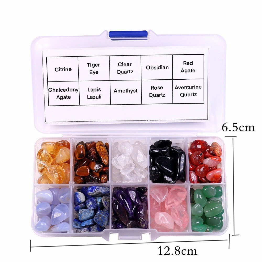 Mixed Crystal Chips Box10 Types of Crystal Chips Sets - Etsy