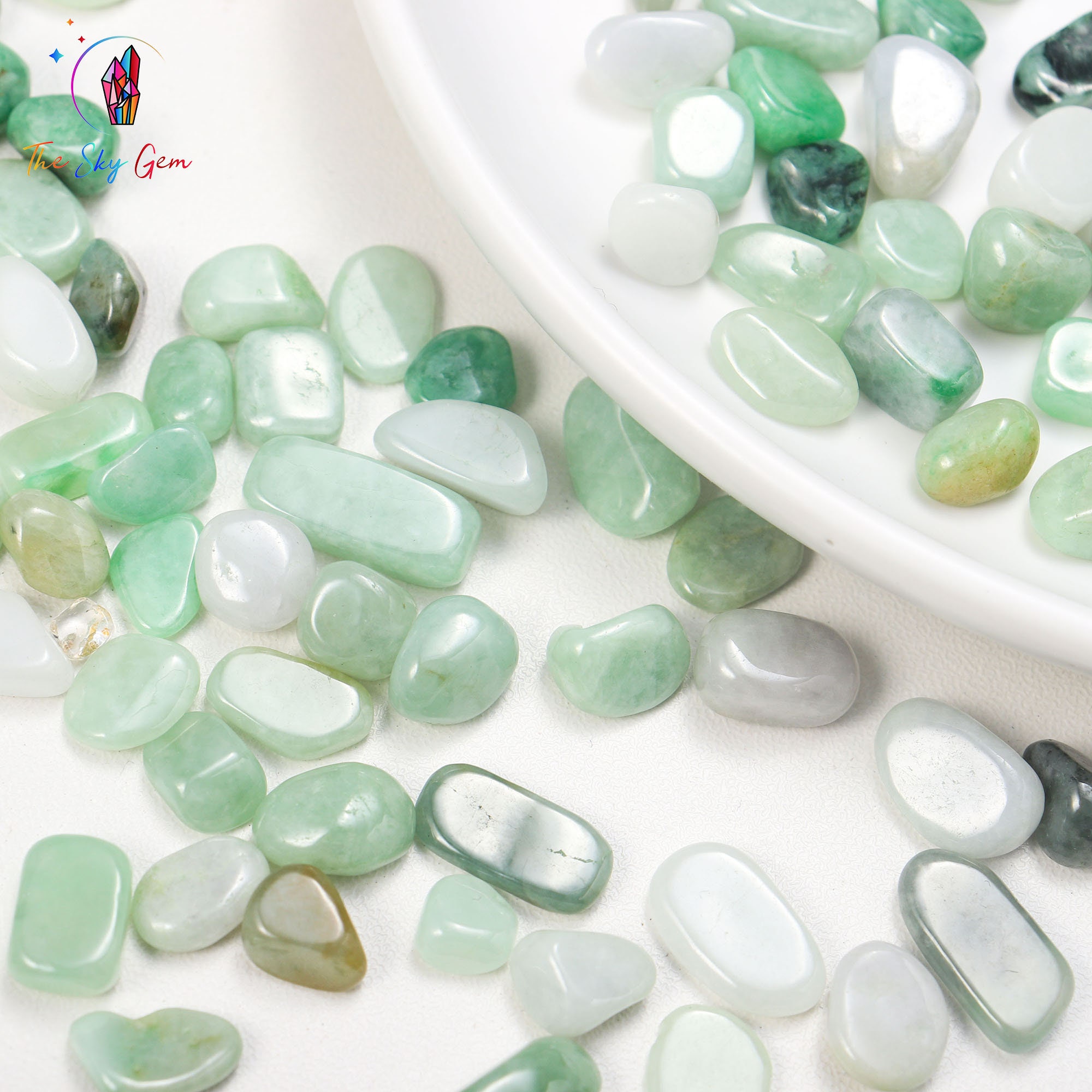 Natural Jadeite Crystal Chips Bags Undrilled Jadeite | Etsy