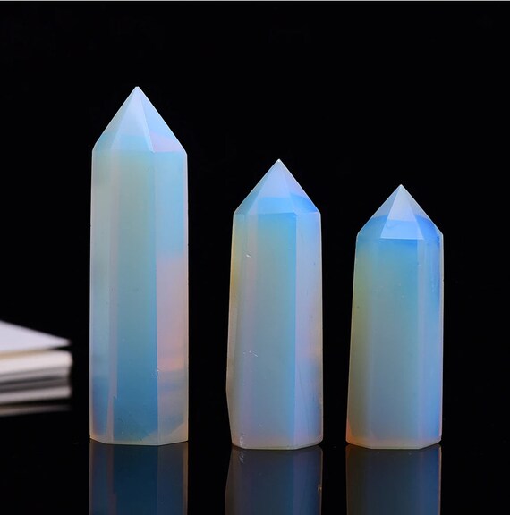 Opalite Crystal Point Opalite Crystal Tower Crystal - Etsy