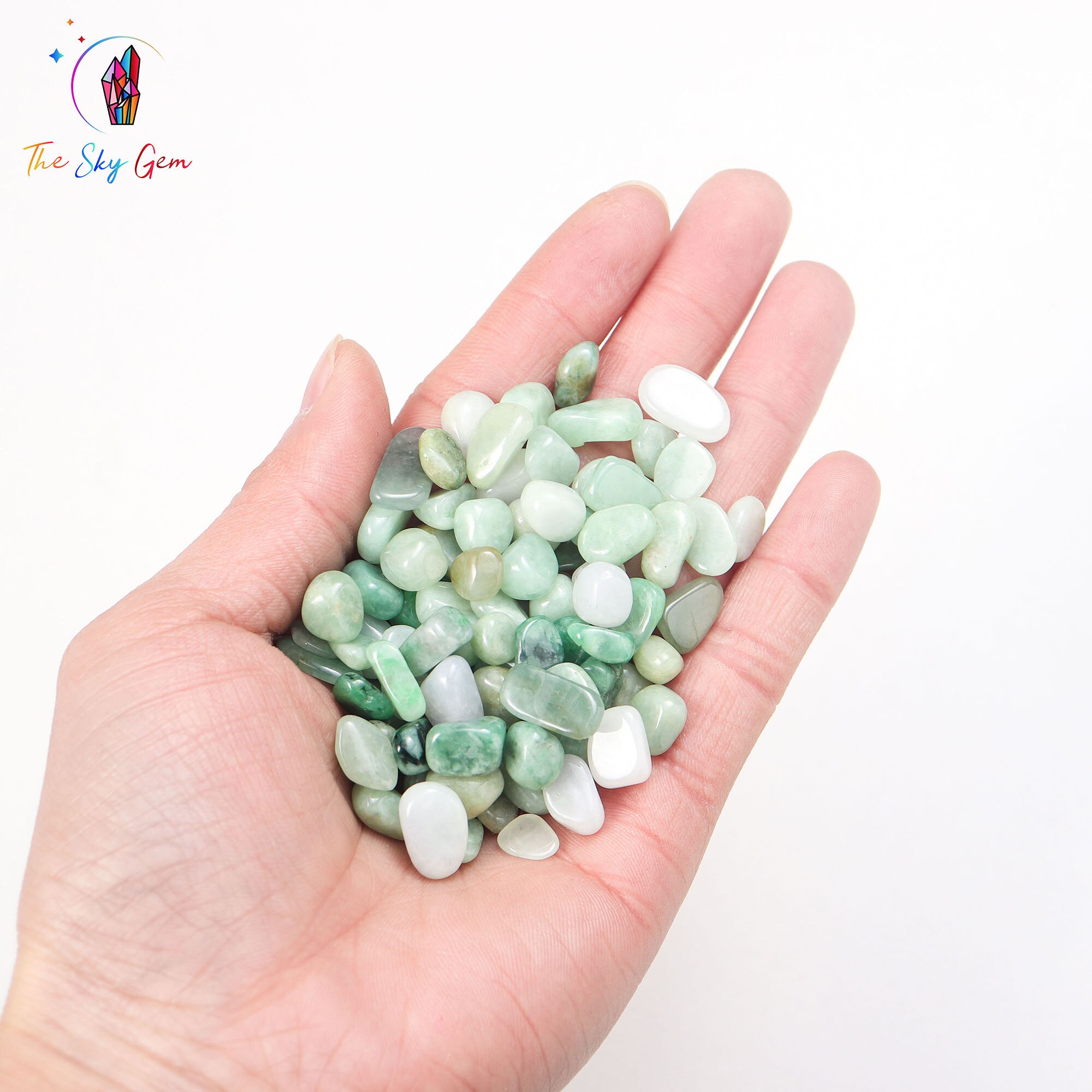 Natural Jadeite Crystal Chips Bags Undrilled Jadeite | Etsy