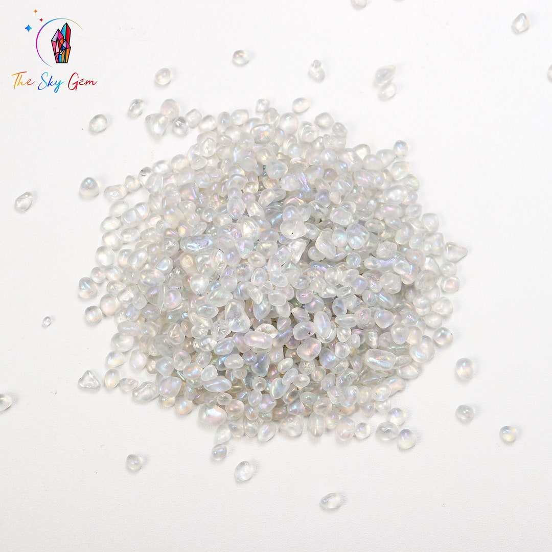 Angel Aura Chips, Undrilled Crystal Chips for Resin Craft Supplies ...