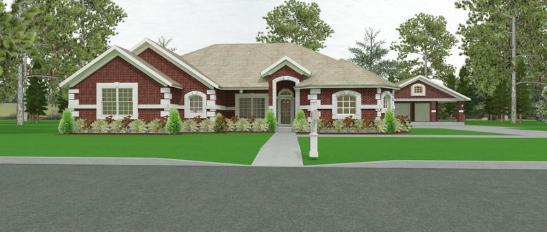 CD 226-house Floor Plan-2,699 Sqft-3 Bedroom, 2.5 Bath, 1 Story ...