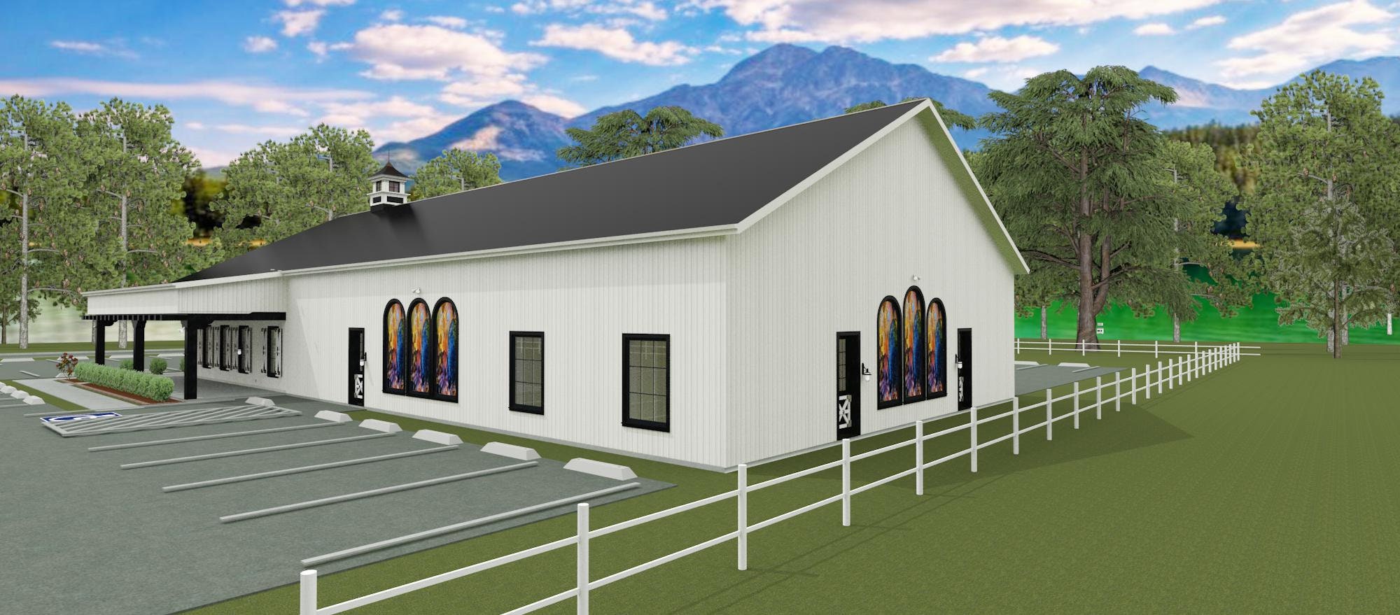 CHR 103, 1 Story Country Style Church-5,429 Sqft. - Etsy