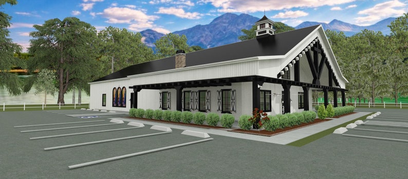 CHR 103, 1 Story Country Style Church-5,429 Sqft. - Etsy