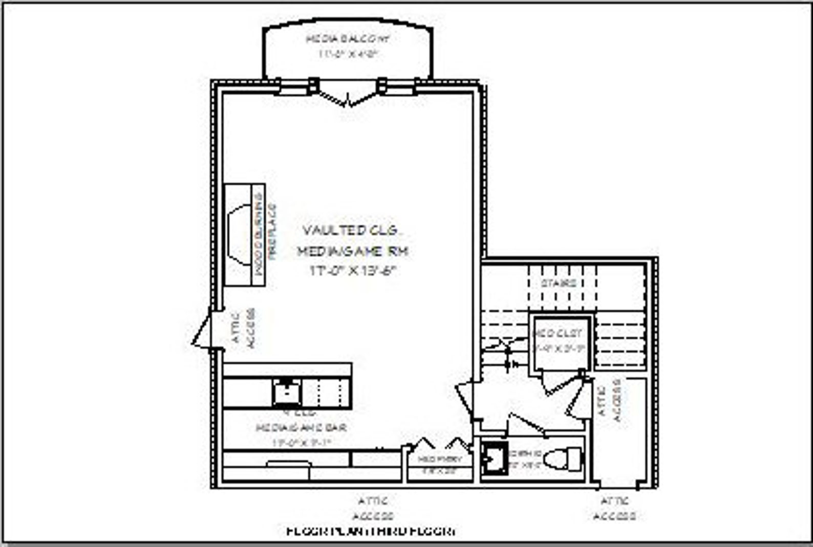 CD 233-house Floor Plan, 3 Story 4,332-4 Bedrooms, 3 Full & 2 Half ...