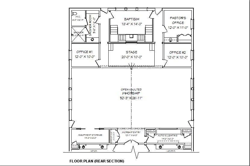 CHR 103, 1 Story Country Style Church-5,429 Sqft. - Etsy