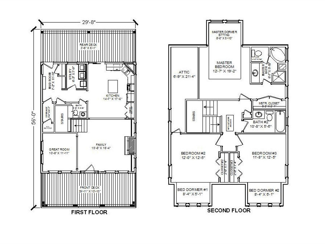 Cd 228 house Floor Plan 1882 Sqft 3 Bedroom 2 5 Bath 2 Etsy Canada cd-228-house-floor-plan-1882-sqft-3-bedroom-2-5-bath-2-etsy-canada