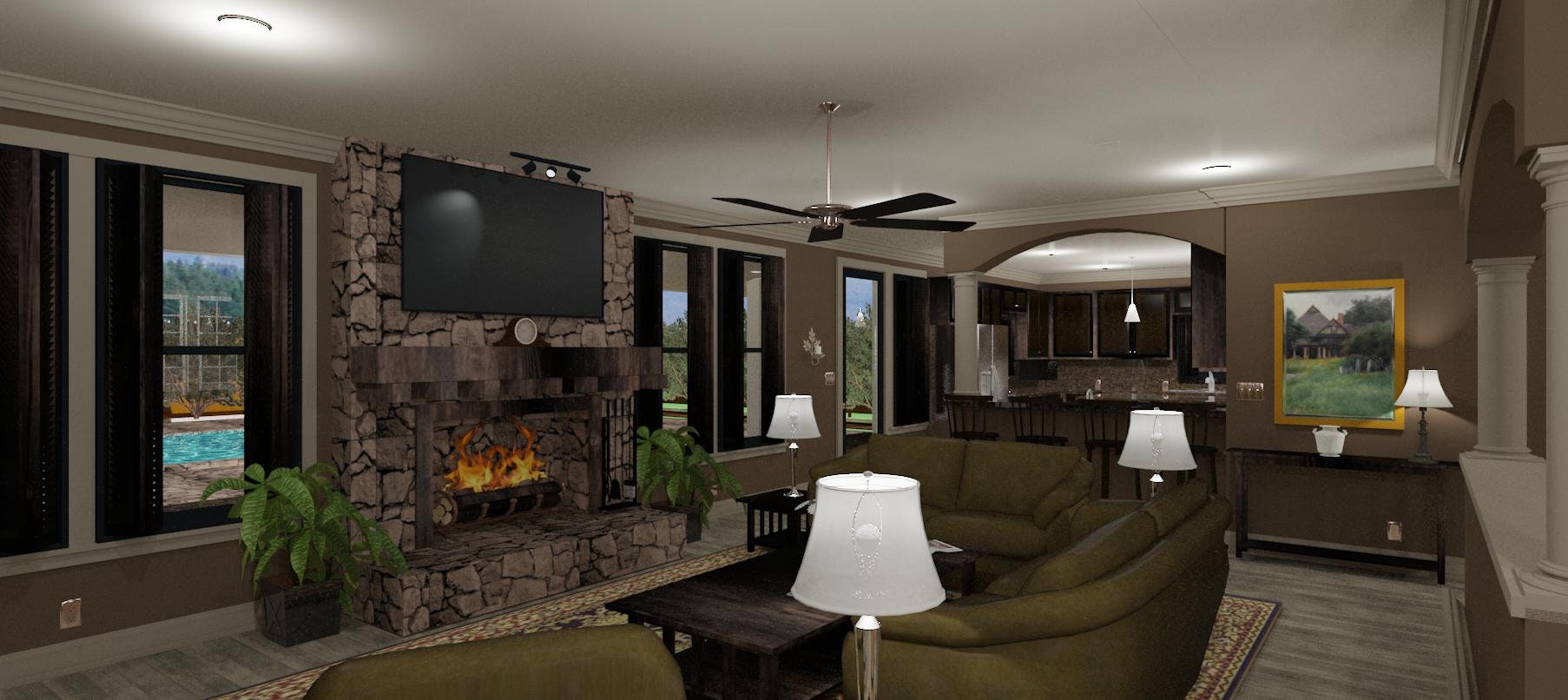Cd 209-house Floor Plan-3,134 Sqft.5 Bedroom, 3.5 Bath-country Style - Etsy