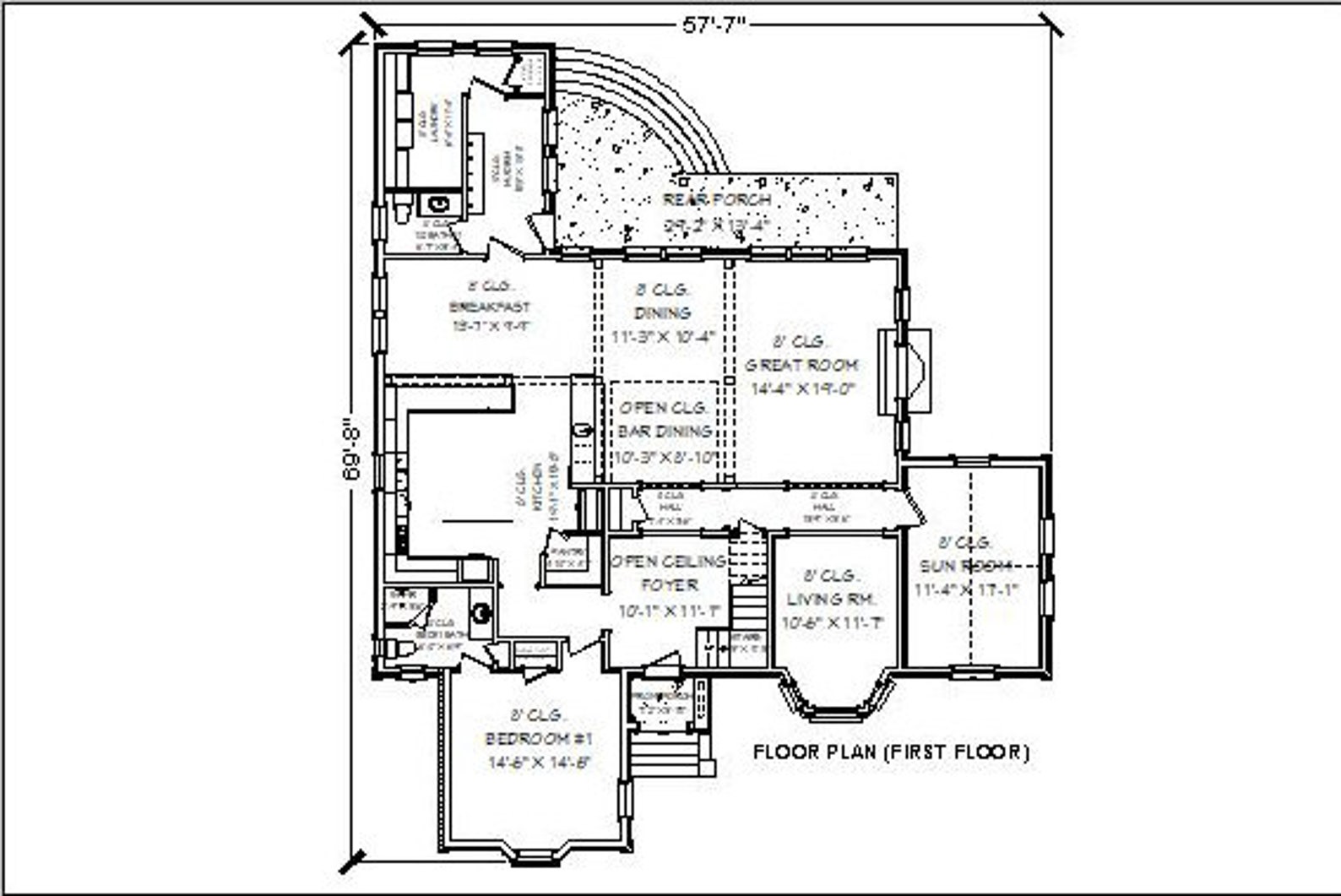 CD 233-house Floor Plan, 3 Story 4,332-4 Bedrooms, 3 Full & 2 Half ...