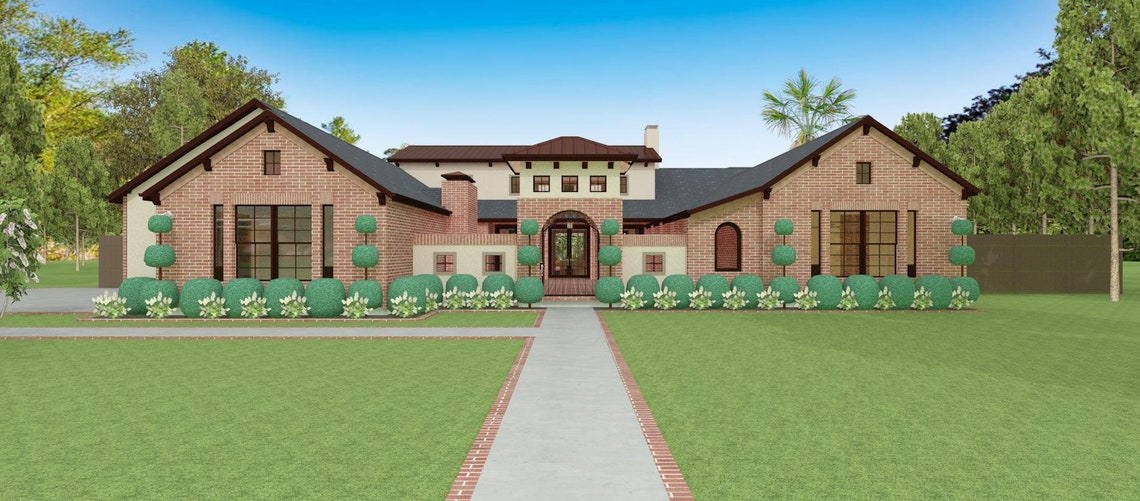 Cd301-house Floor Plan-3,396 Sqft, 4 Bedroom, 3.5 Bath, 1 Story ...