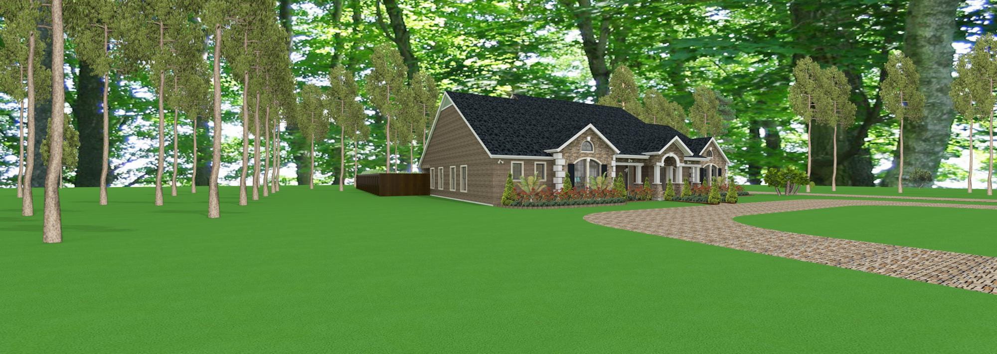 CD 206-house Plan-3,031 Sqft Living- 4 Bedrooms, 3 & 2.5 Baths 1 Story ...