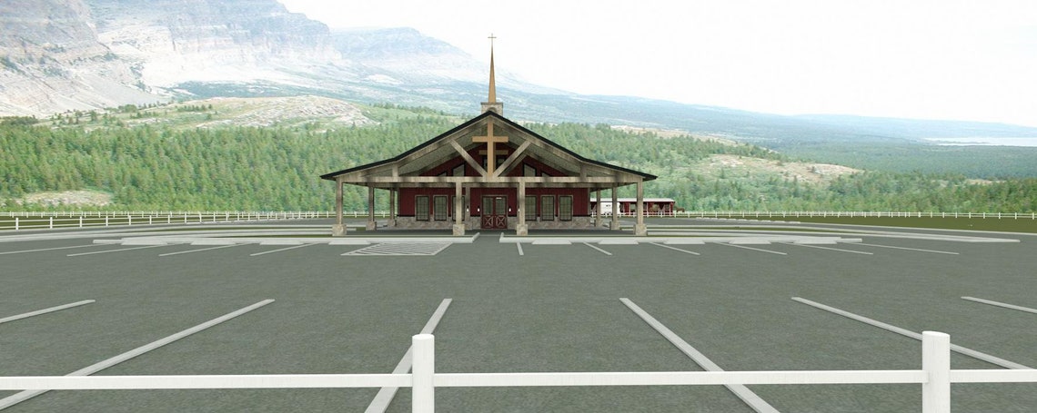 CHR-102-CHURCH PLAN-6,128 Sqft. 1 Story, Barn Style - Etsy