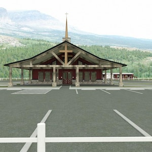 CHR-102-CHURCH PLAN-6,128 Sqft. 1 Story, Barn Style - Etsy