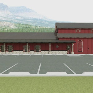 CHR-102-CHURCH PLAN-6,128 Sqft. 1 Story, Barn Style - Etsy