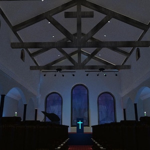 CHR-102-CHURCH PLAN-6,128 Sqft. 1 Story, Barn Style - Etsy