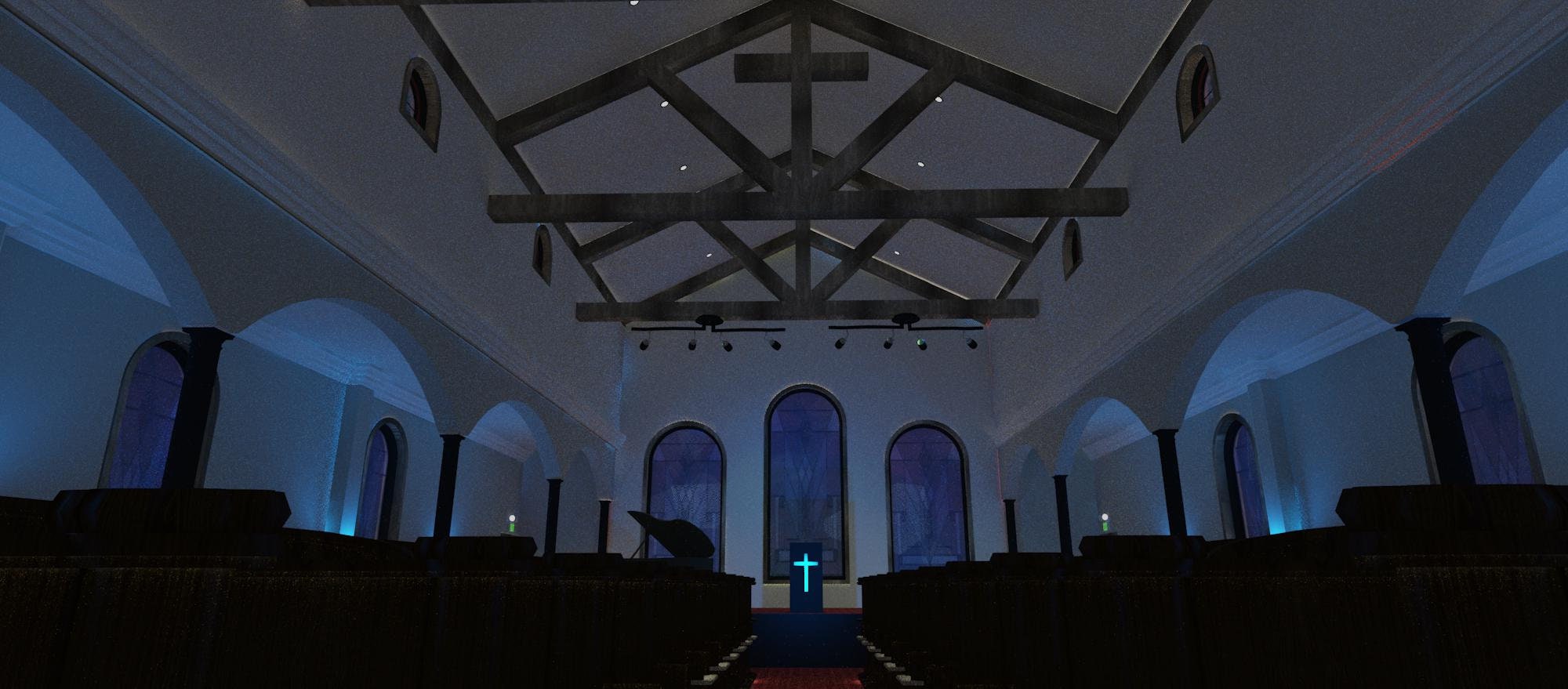 CHR-102-CHURCH PLAN-6,128 Sqft. 1 Story, Barn Style - Etsy