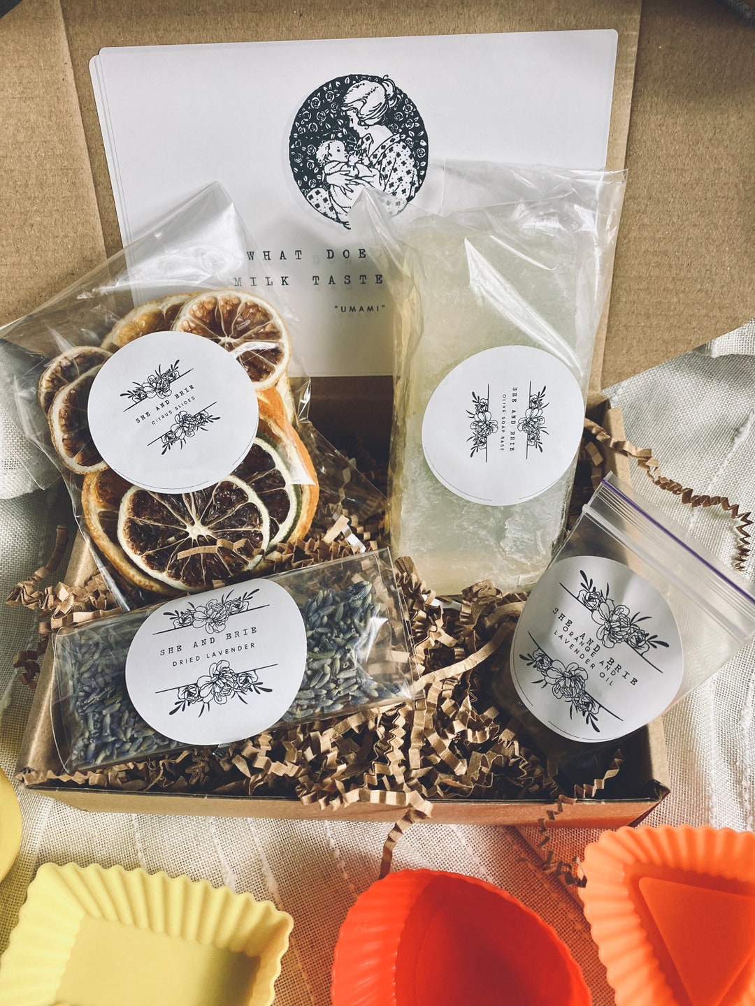 DIY Breast Milk Soap Making Kit: Olive Oil Base, Lavender & Citrus - Etsy