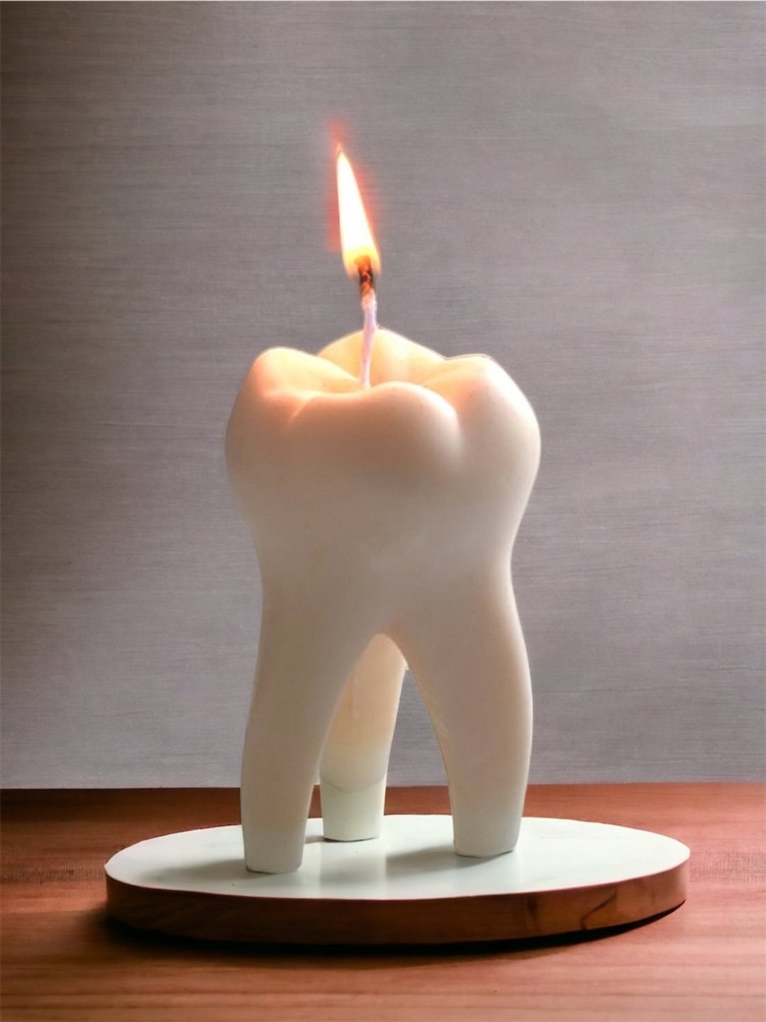 Handmade Tooth Candle: Scented Molar, Dentist Gift, Halloween Decor - Etsy