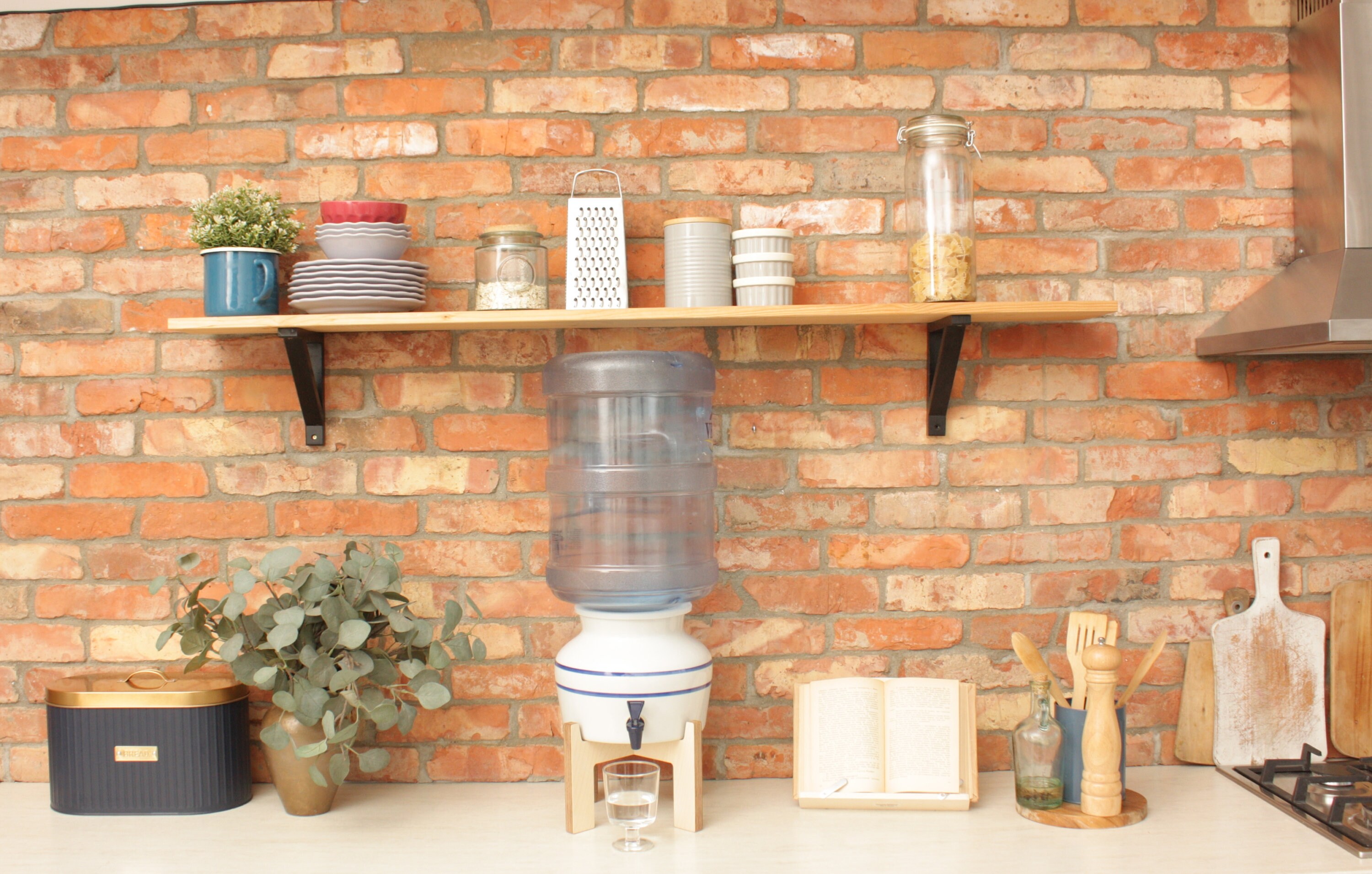 Water Dispenser Table Stand Wooden Berkey Table Stand for Water Filter ...