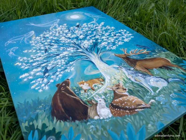 Tree of Life Alchemy Elements Fine Art Print From Original - Etsy