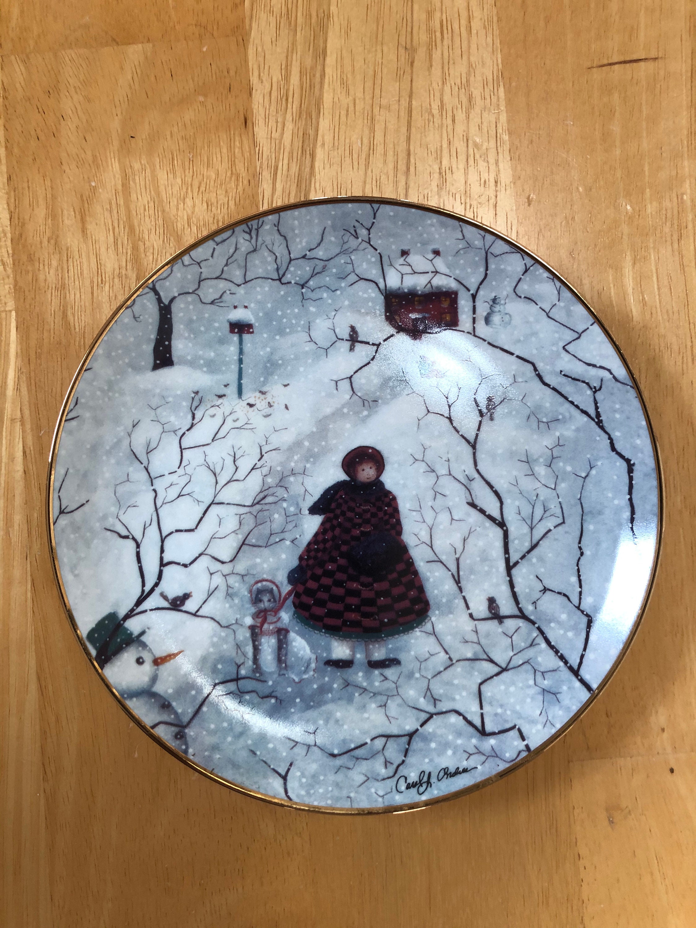 Carl J. Andrea Visitors Plates - Etsy UK