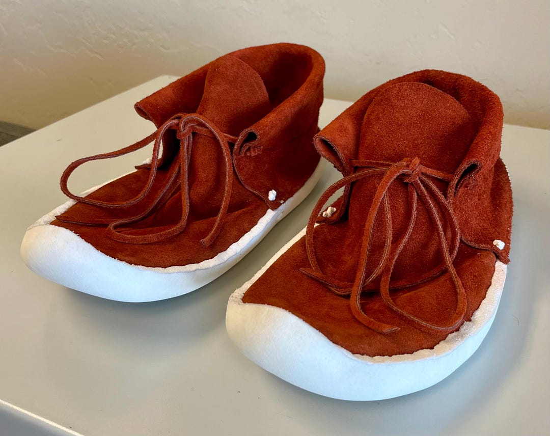 Made to Order Original Rust Low Cut Moccasins - Etsy