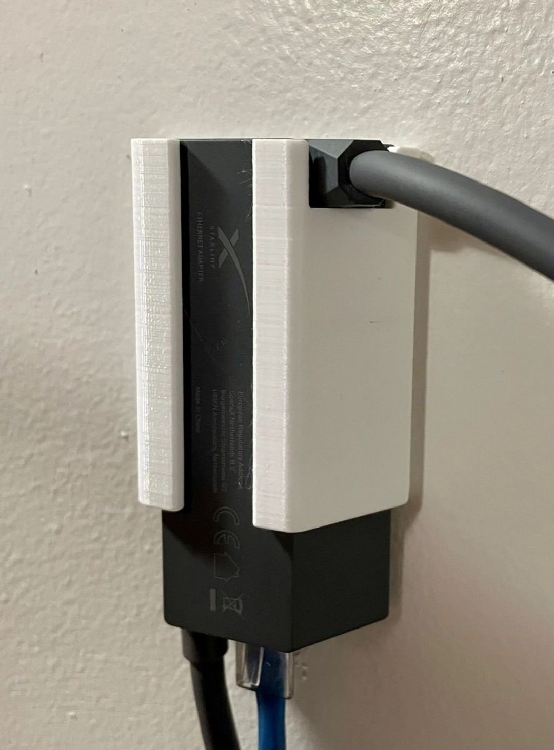 Starlink Ethernet Adaptor Wall Mount Holder - Etsy