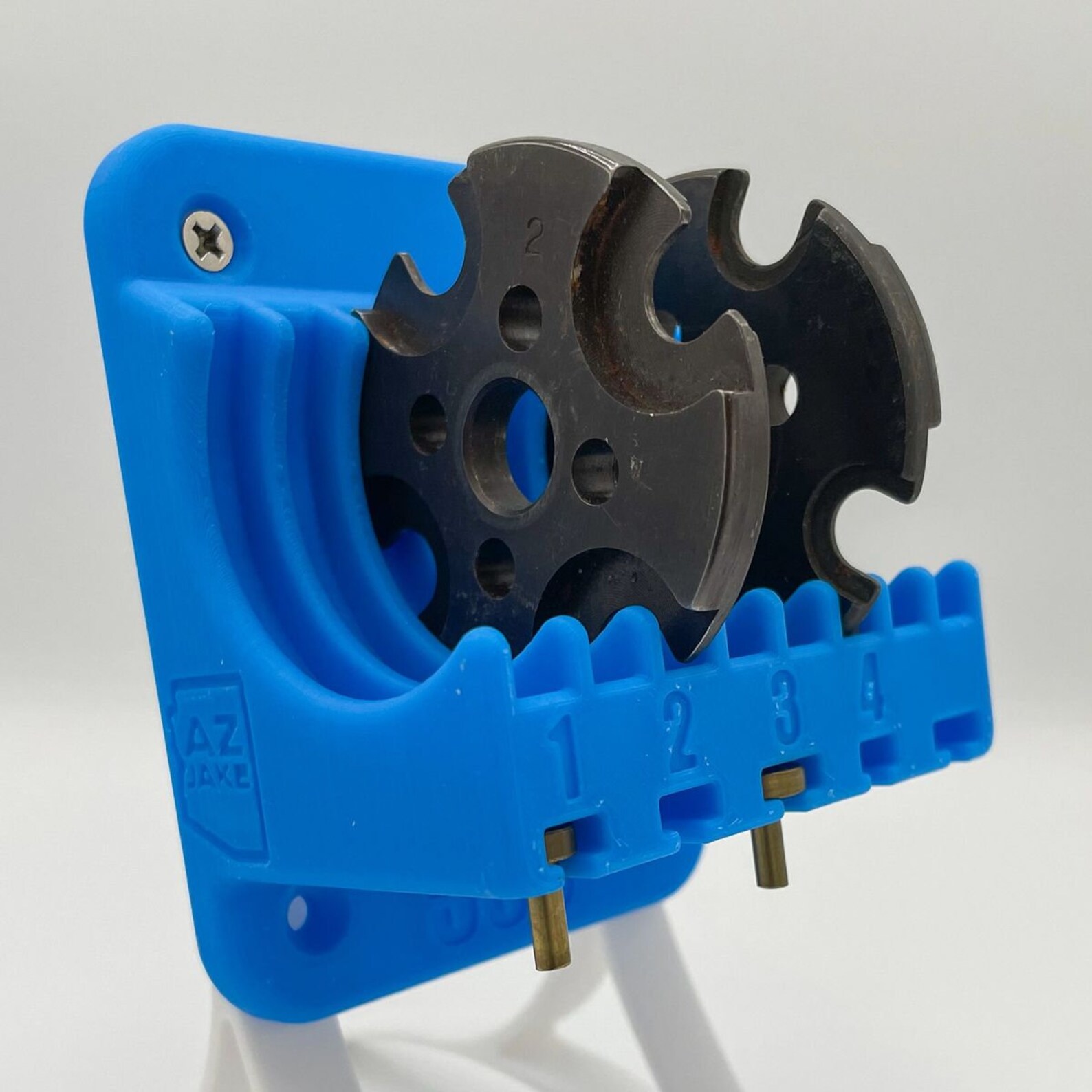 8 Shell Plate and Locator Pin Holder for Dillon 550 Reloading Machine ...